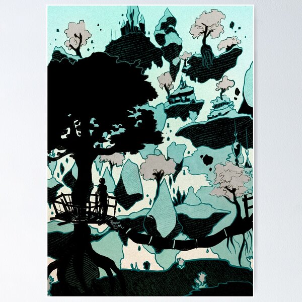 Poster for Sale mit "Das Wolkenmeer" von rowanclair | Redbubble