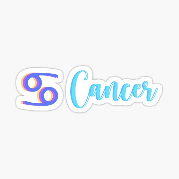 "cancer sticker pack" Sticker for Sale by couldbekayla | Redbubble