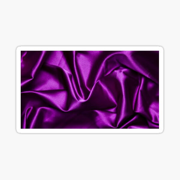 " Purple Satin" Sticker for Sale by UniqueArt4u | Redbubble