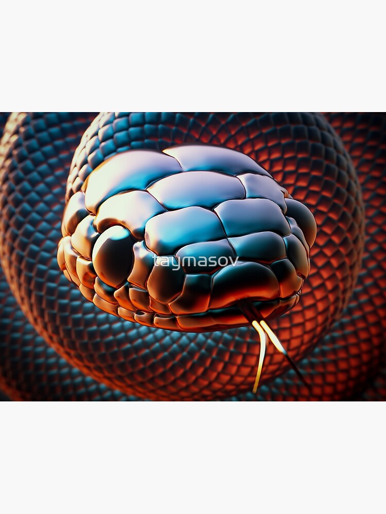 " snake, 3d ,3d snake ,3d photo ," Photographic Print by taymasov ...