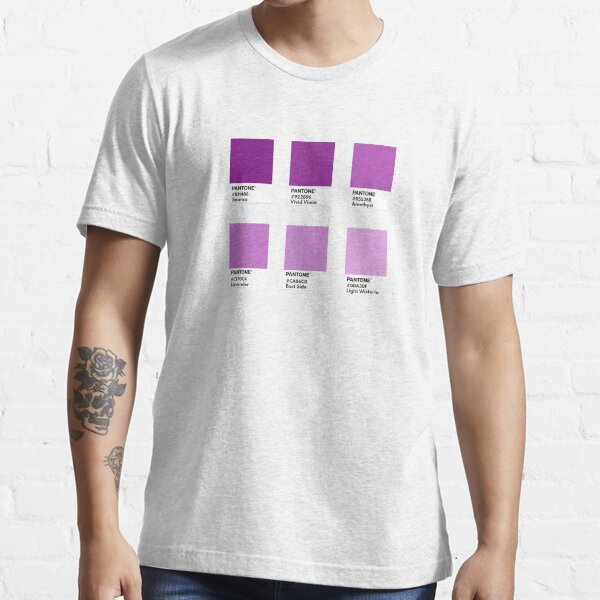 "Dark to light purple gradient pantone color swatch" T-shirt for Sale ...