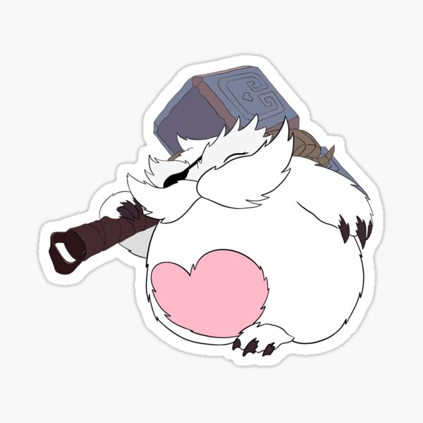 League Of Legends Poro Stickers | Redbubble