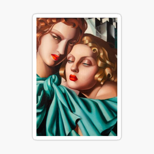 "Two Girls" Sticker by Overpryce | Redbubble