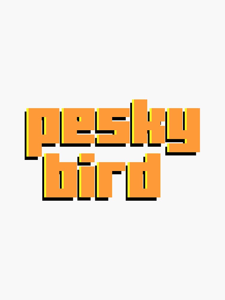 "grian pesky bird" Sticker for Sale by JocelynCrafts | Redbubble