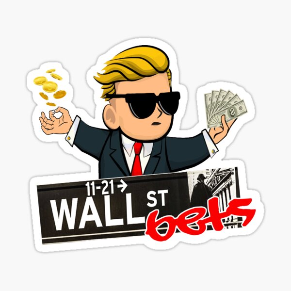 Wallstreet Bets Stickers | Redbubble