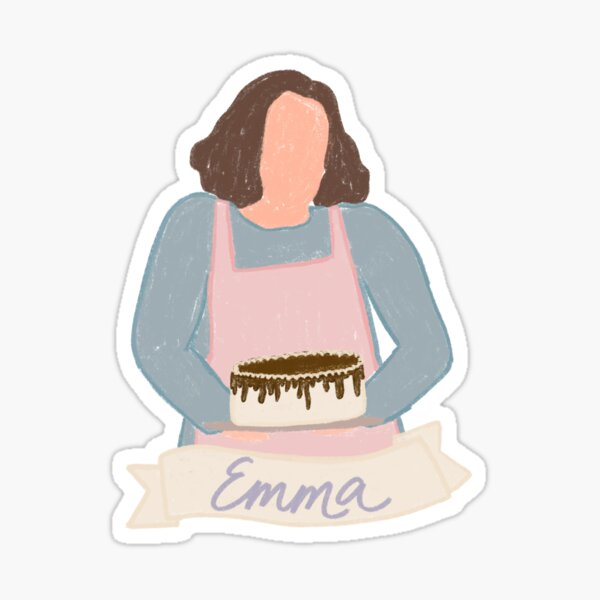 "Emma" Sticker for Sale by carolynhallock | Redbubble
