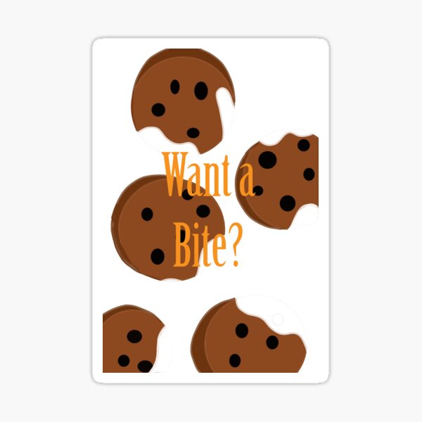 "Chocolate chip" Sticker by LynnMoniqueArt | Redbubble