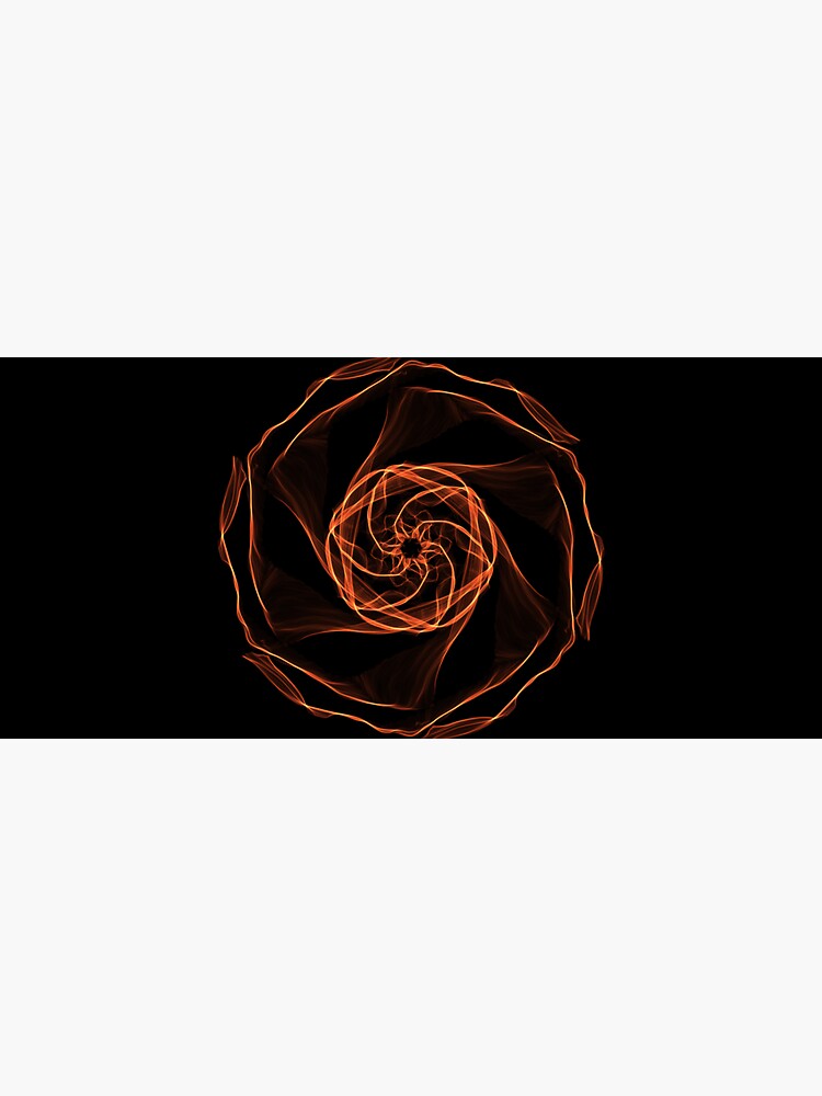 "Fire Geometric Pattern - Symmetry - Abstract Art" Sticker by blue-dust ...