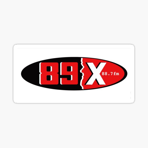 "89x radio" Sticker for Sale by JoshTand | Redbubble