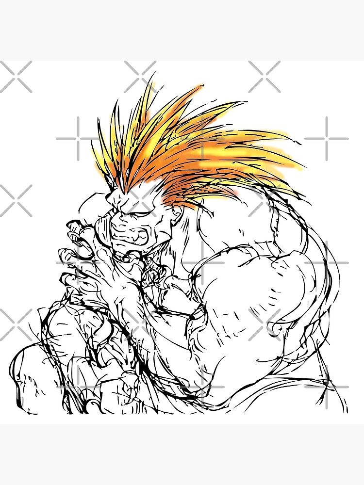 "Streetfighter Blanka" Poster for Sale by BoloSamoa75 | Redbubble