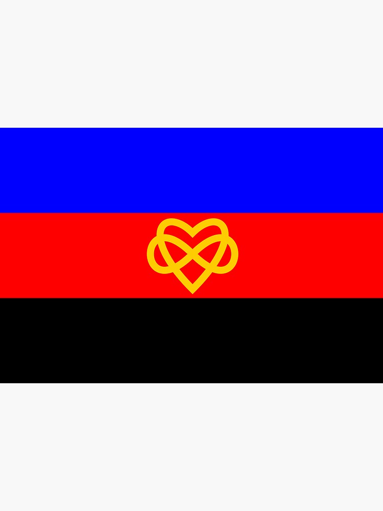 Pegatina «Bandera de poliamor» de ArgosDesigns | Redbubble