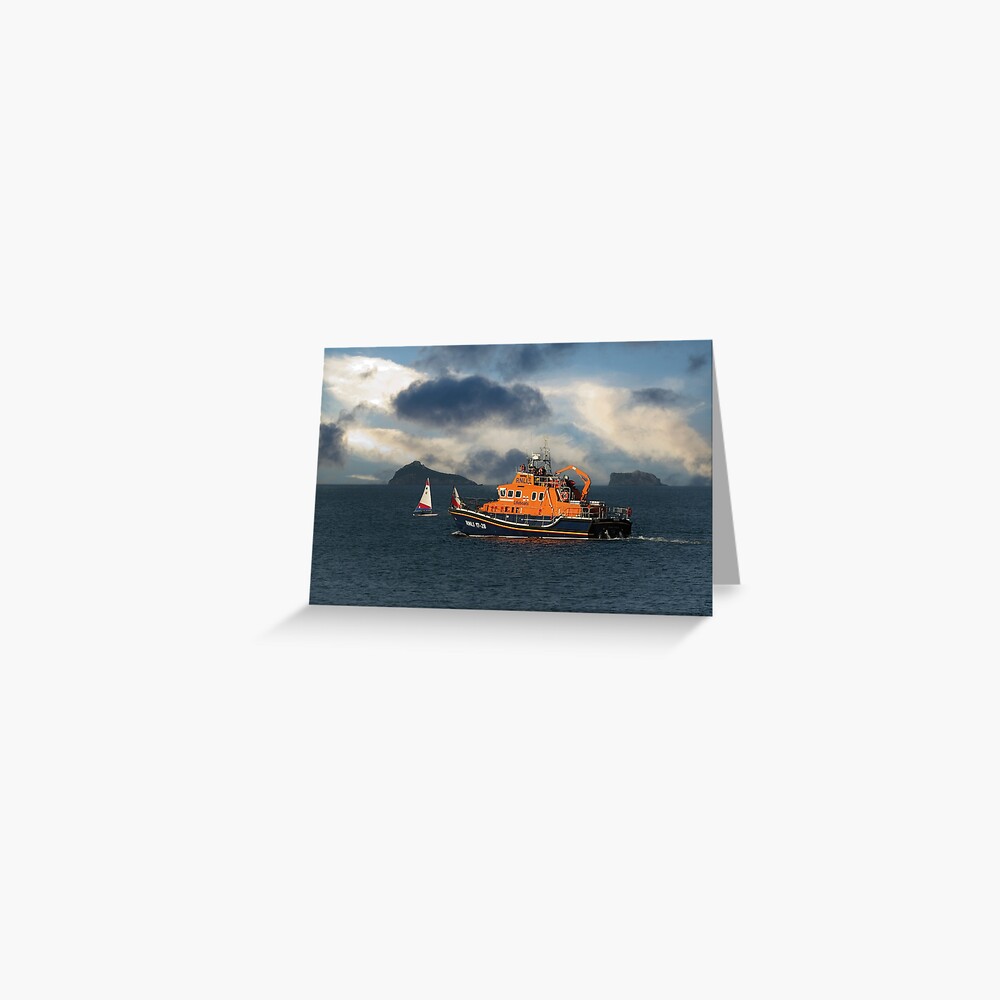 "RNLI Lifeboat Torbay" Greeting Card for Sale by rawshutterbug | Redbubble
