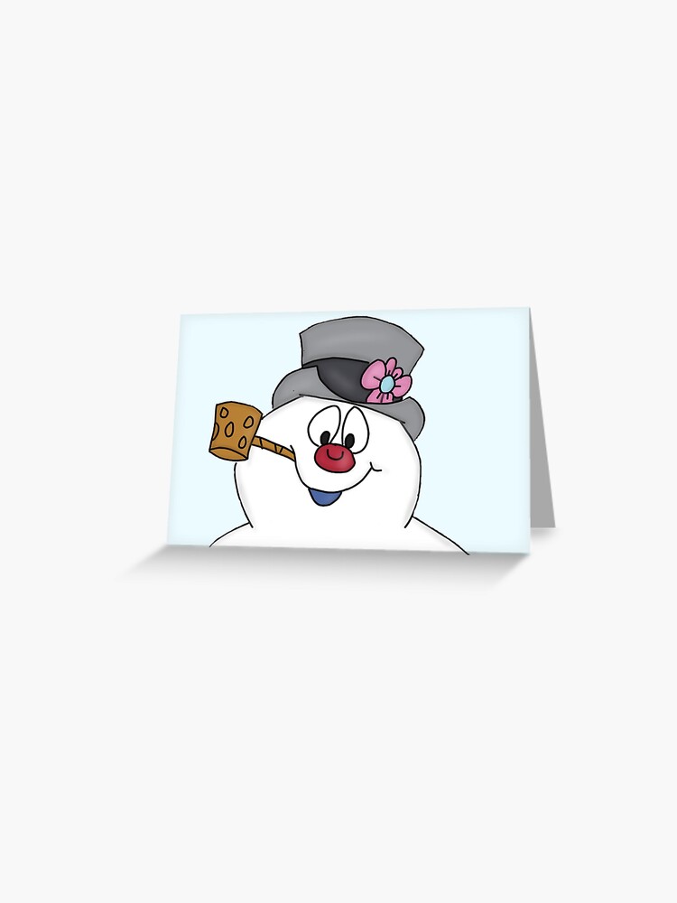 "Frosty the Snowman" Greeting Card for Sale by vpittore | Redbubble