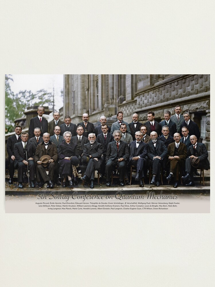 "With names: 5th Solvay Conference on Quantum Mechanics, 1927 ...