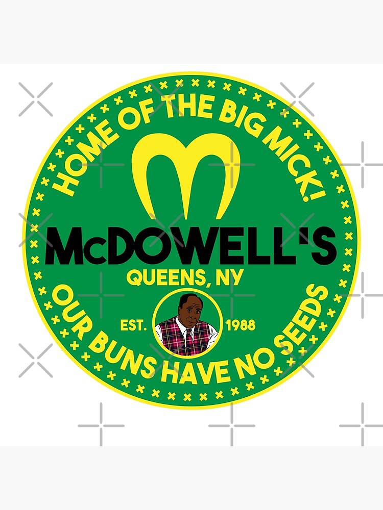 "McDowell's logo" Poster for Sale by edcarj82 | Redbubble
