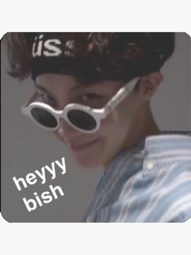 "J Hope Meme" Sticker by love-101 | Redbubble