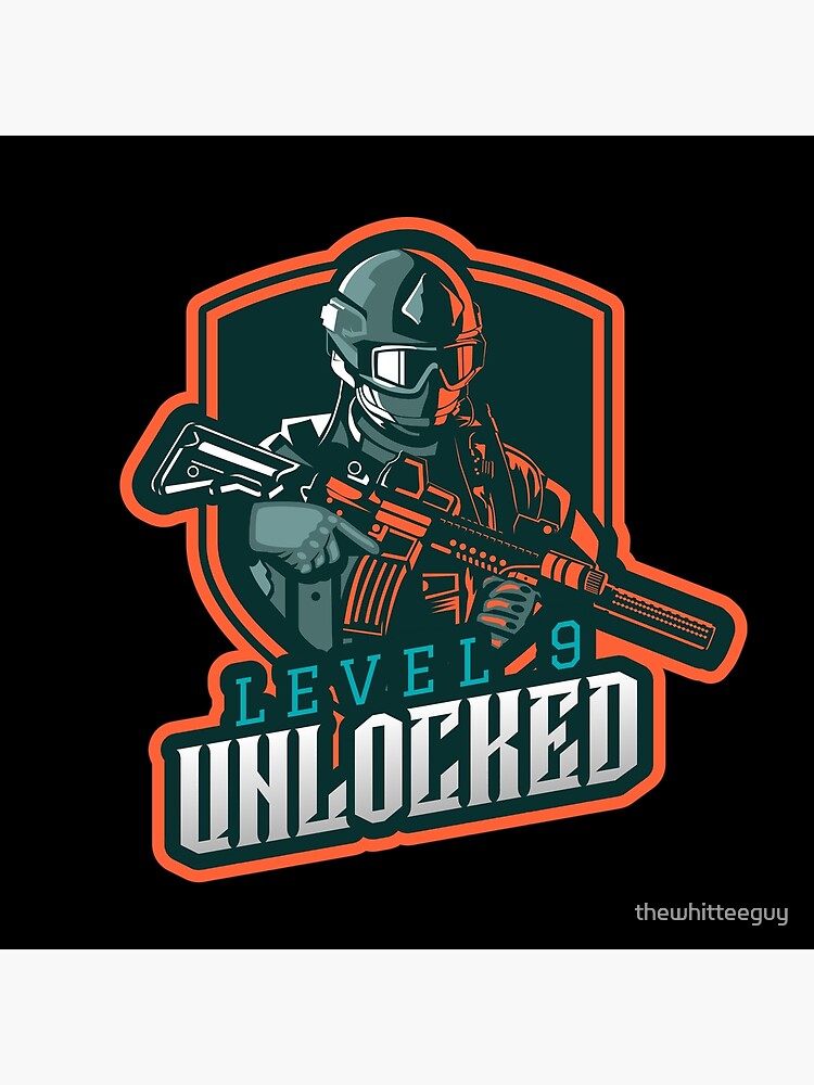 "Epic Gamer Level 9 Unlocked FPS Gamer 9th Birthday" Poster for Sale by ...