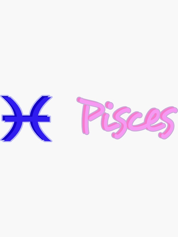 "pisces sticker pack" Sticker for Sale by couldbekayla | Redbubble