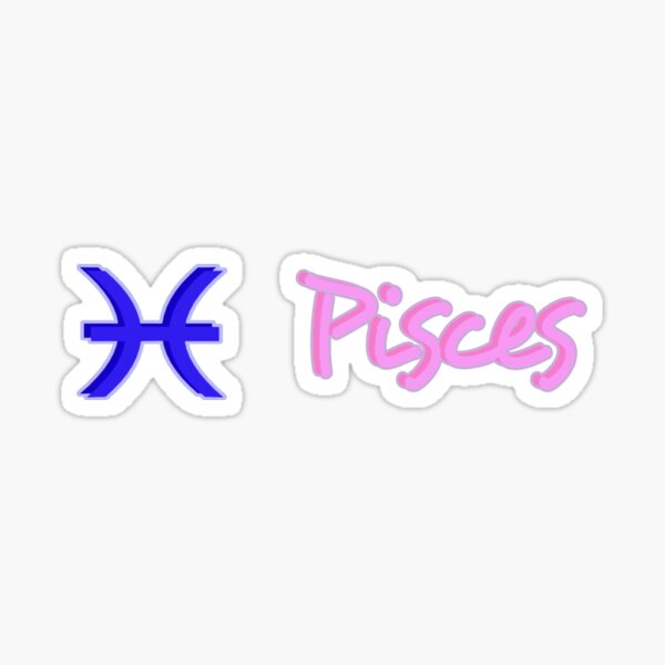 "pisces sticker pack" Sticker for Sale by couldbekayla | Redbubble
