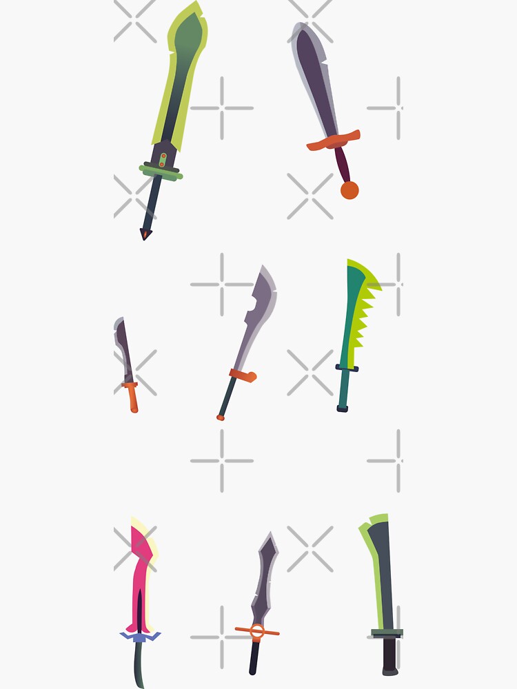 "sword sticker pack" Sticker by ariaarti | Redbubble