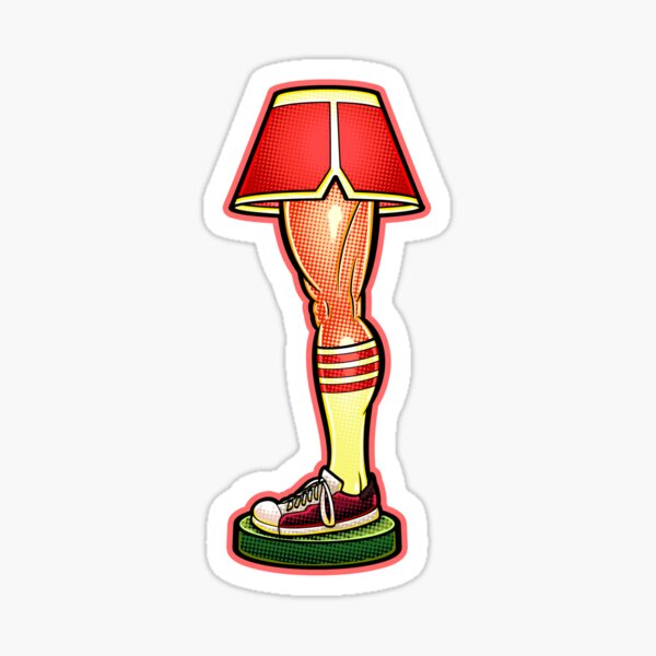 "Major Award: Leg Lamp Jock Edition" Sticker by DerryProducts | Redbubble