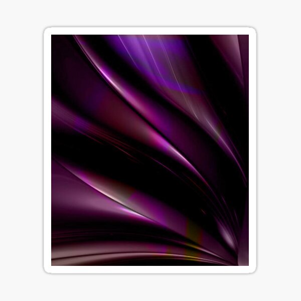 "CHIC DEEP PURPLE" Sticker for Sale by ELEGANZZIA | Redbubble