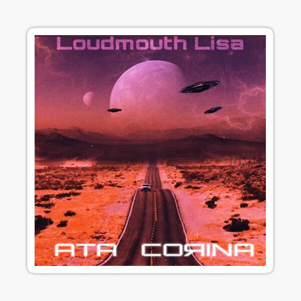 "Ata Corina ALbum Cover" Sticker for Sale by RowdyMusicWorks | Redbubble