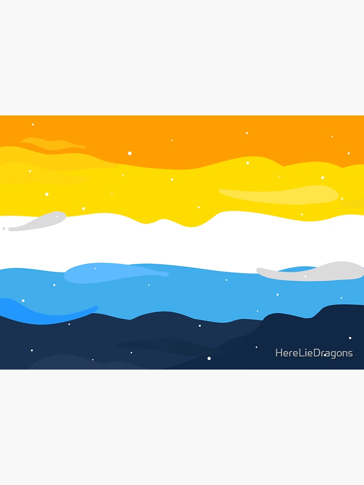 "aro/ace flag" Sticker for Sale by HereLieDragons | Redbubble