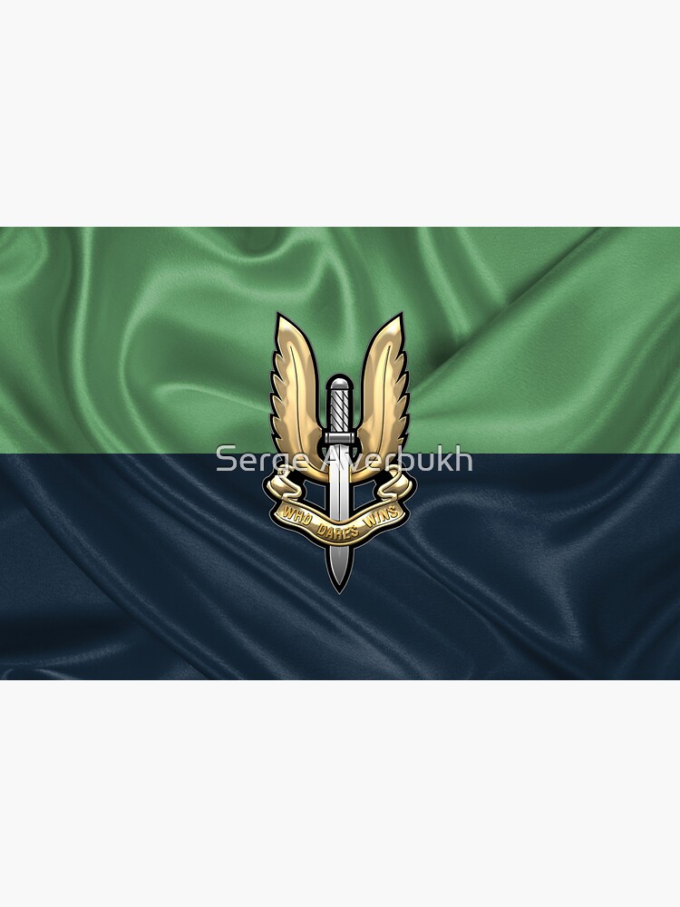 "Special Air Service - SAS Badge over Unit Flag" Sticker for Sale by ...