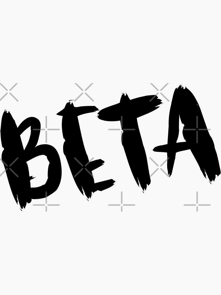 "Beta" Sticker for Sale by hulkshop | Redbubble