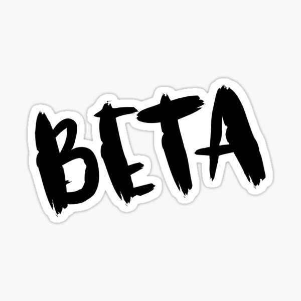 "Beta" Sticker for Sale by hulkshop | Redbubble
