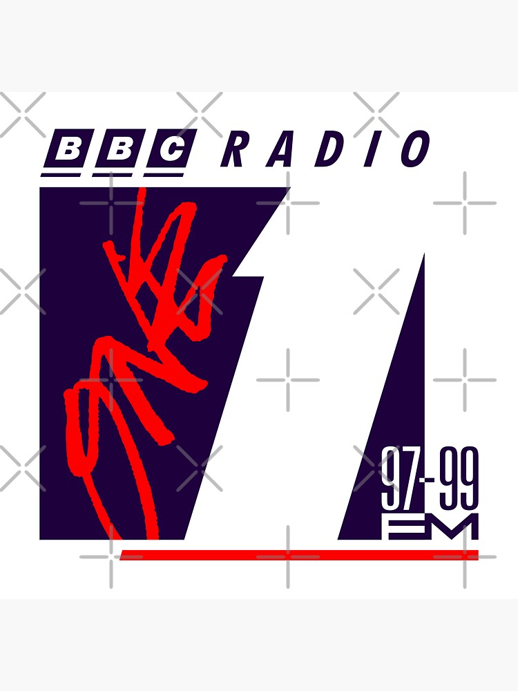 "beebthings Radio 1 - 1990" Sticker for Sale by beebthings | Redbubble