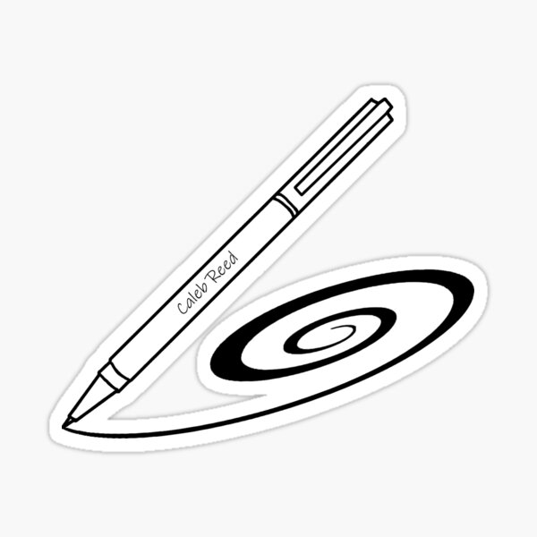 "Caleb Reed Logo" Sticker by CalebmReed | Redbubble