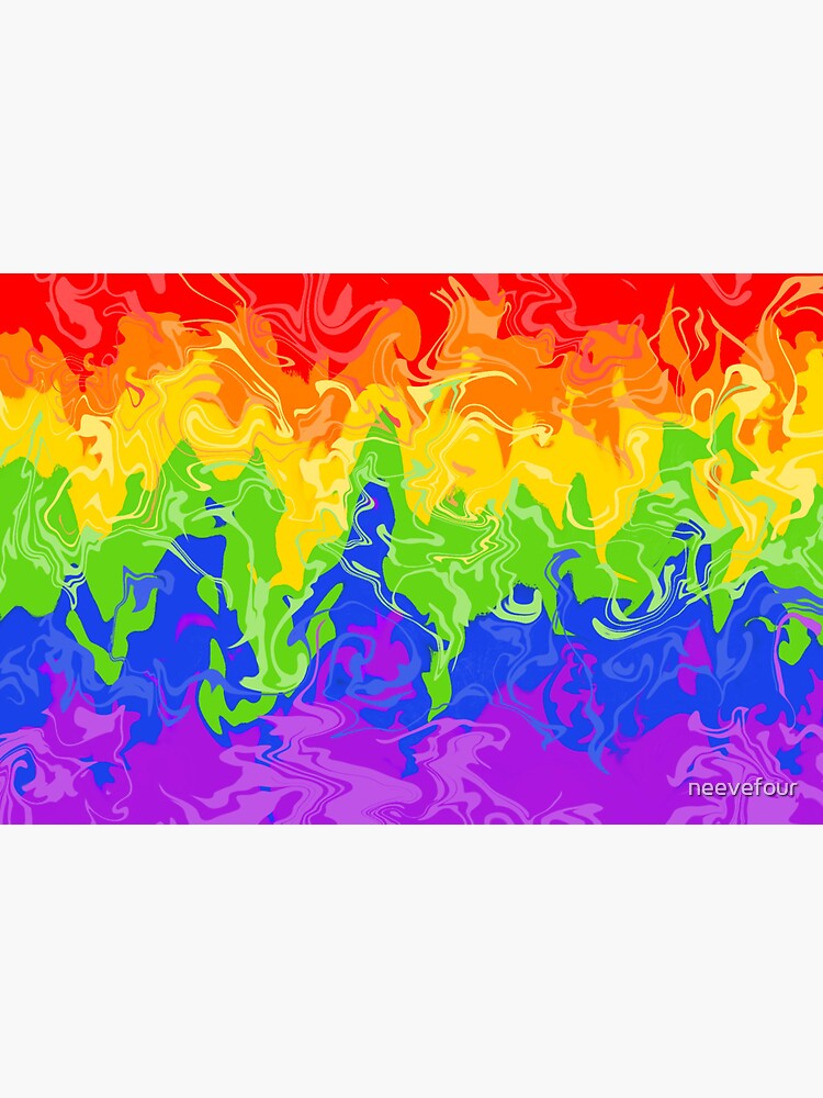 "Gay Pride Flag (Subtle)" Sticker for Sale by neevefour | Redbubble