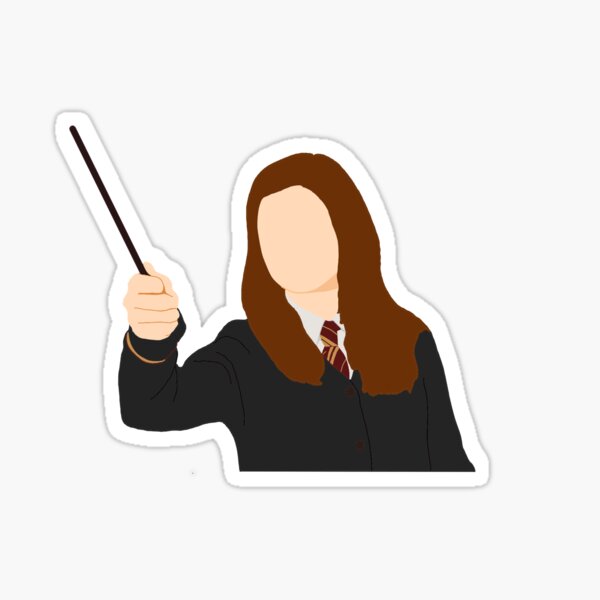 "Ginny Weasley" Sticker for Sale by moviedomsticker | Redbubble