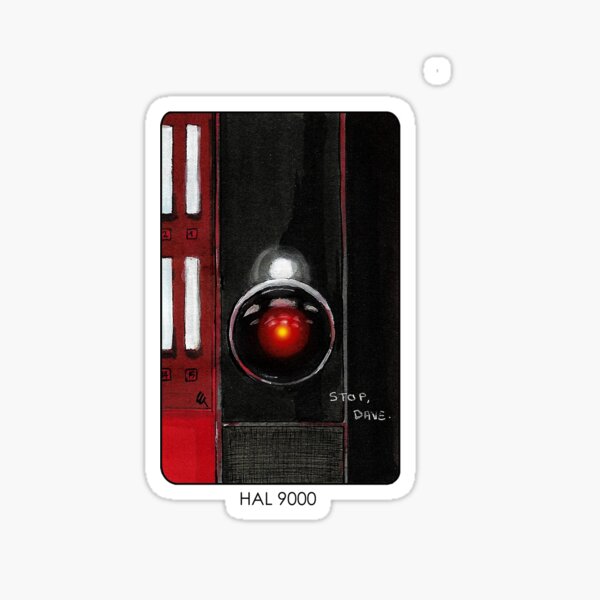 Hal 9000 Stickers | Redbubble