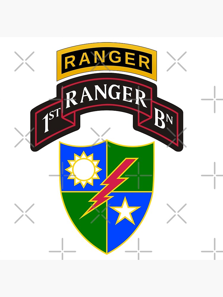"1st Ranger Battalion" Poster by Buckwhite | Redbubble