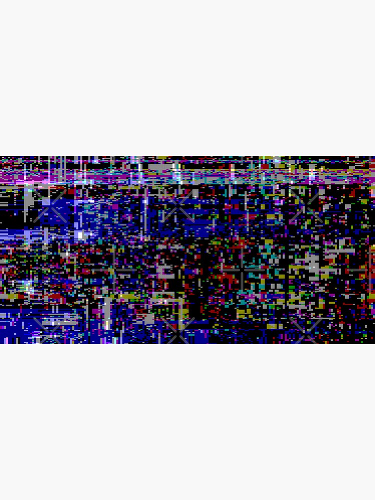 "Glitch" Sticker for Sale by xcaosx | Redbubble