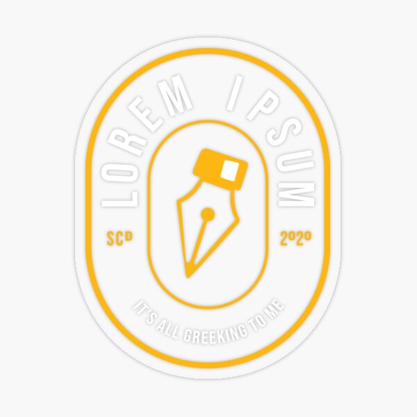 Indesign Lorem Ipsum Stickers | Redbubble