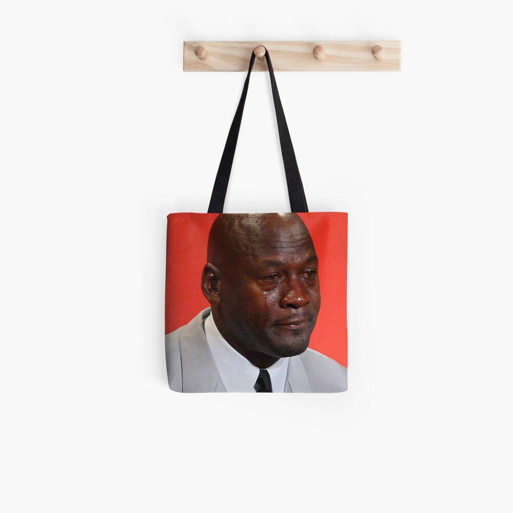 "Crying Jordan - Michael Jordan Sad Meme" Tote Bag by dogstylestudio ...