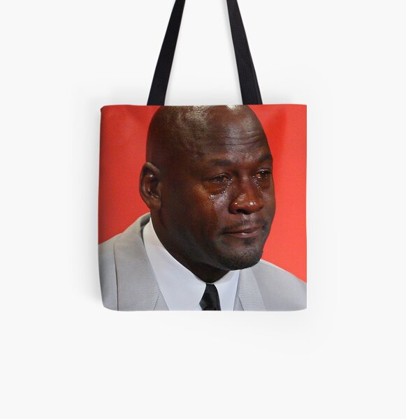 "Crying Jordan - Michael Jordan Sad Meme" Tote Bag by dogstylestudio ...