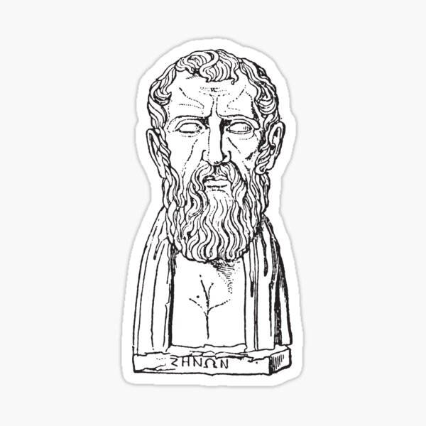 "Philosophy | Stoicism | Zeno of Citium" Sticker for Sale by ...