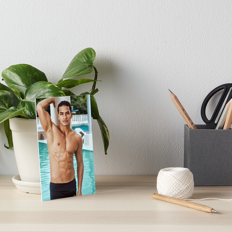 "Speedo Guy" Art Board Print for Sale by enriquepma | Redbubble