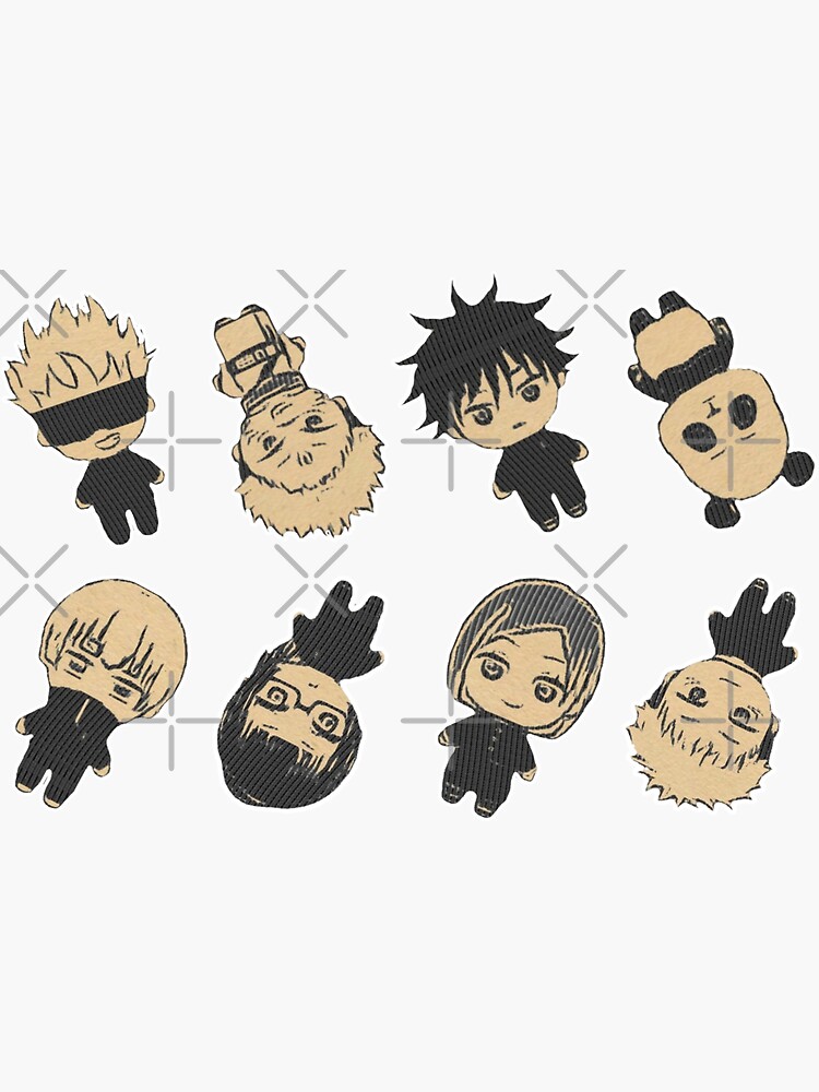 "JJK Chibi" Sticker by iehLnyx777 | Redbubble