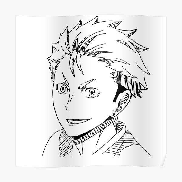 "Haikyuu!! Terushima Yuji Johzenji" Poster by J0dart | Redbubble