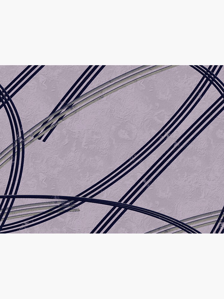 "Purple and Blue Triple Line Circle Pattern" Sticker by WoodlandArt ...