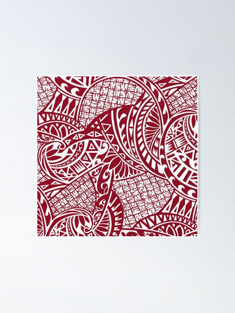 "Tribal polynesian print" Poster for Sale by Alafina2019 | Redbubble