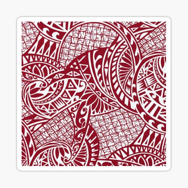 "Tribal polynesian print" Sticker by Alafina2019 | Redbubble