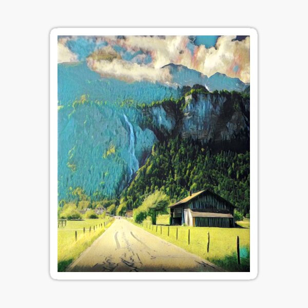 Swiss Alps Stickers | Redbubble
