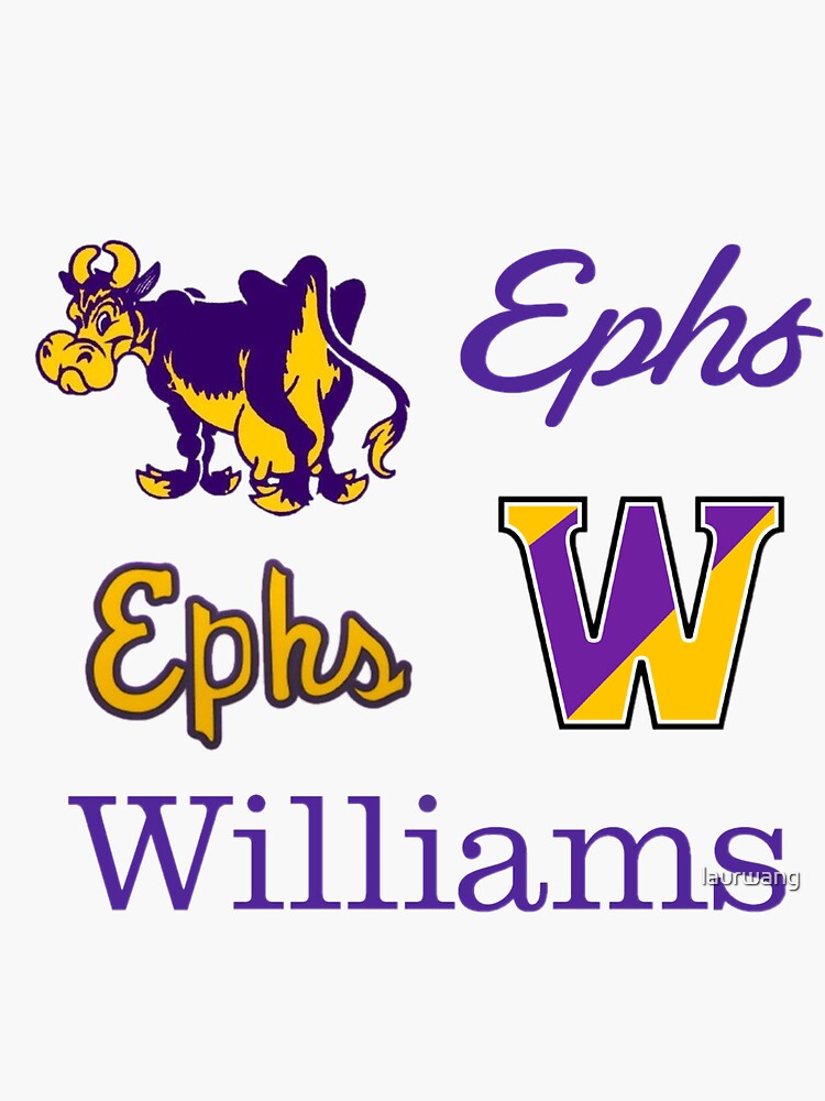 "williams college logo pack" Sticker for Sale by laurwang | Redbubble